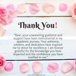 Thank You for your Guidance and Support: Top 100 Examples ...