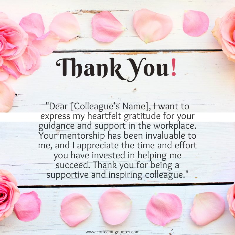 Thank You for your Guidance and Support: Top 100 Examples ...