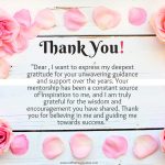 Thank You for your Guidance and Support: Top 100 Examples ...